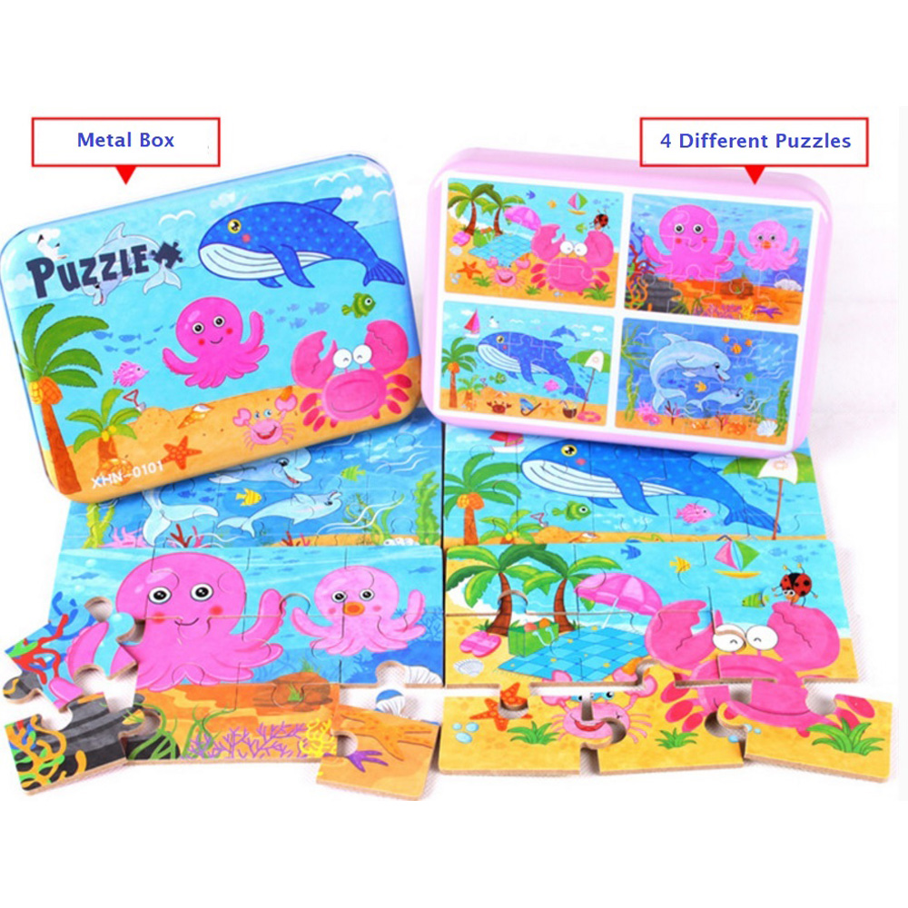 4 In 1 Puzzles Ocean - T For Toys