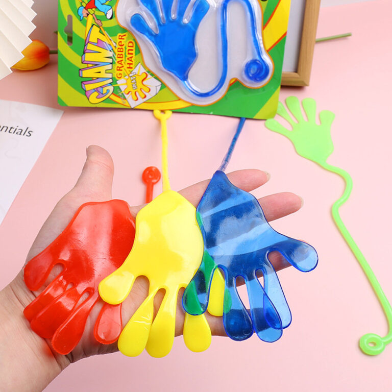 Elastic Sticky Hand (Large) (Assorted Colors) - T For Toys